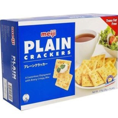 Meiji Plain Crackers Biscuits Japan Original / Oats / Sesame Meiji ...