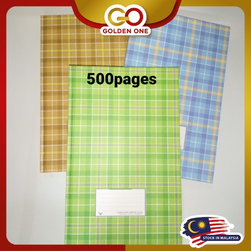 F4 Hard Cover Foolscap Note Book With Numbering 60gsm 500PAGES(price ...