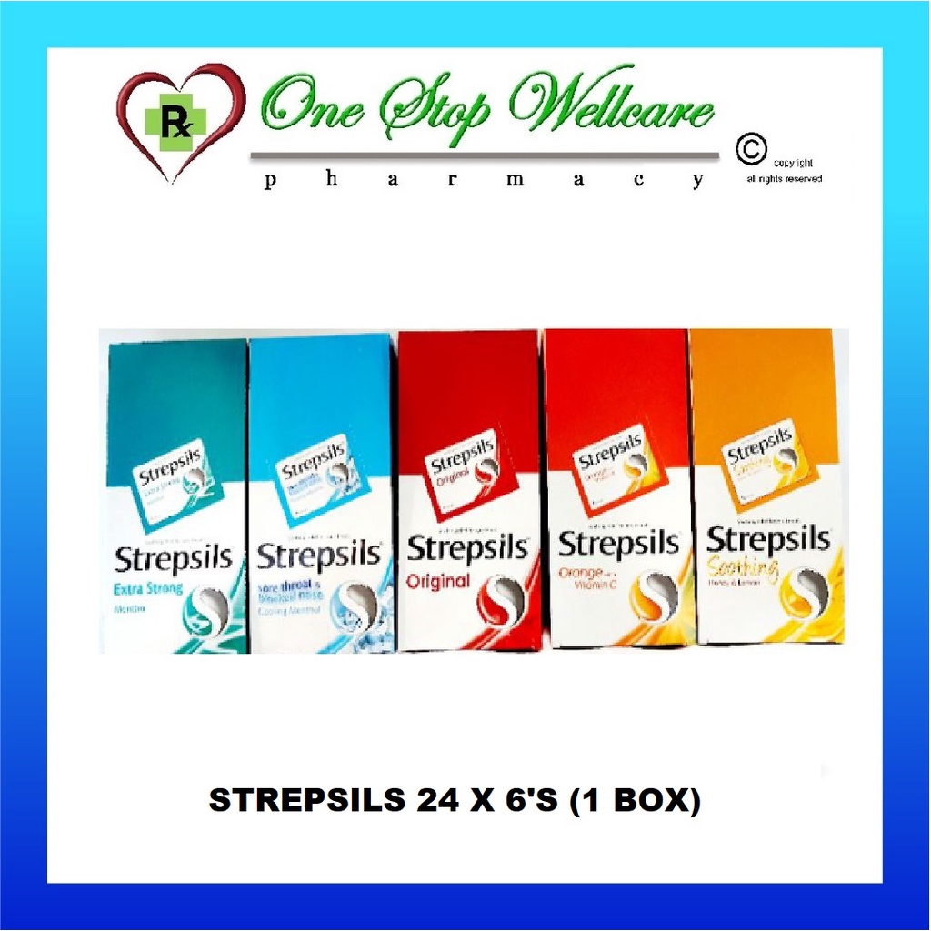 STREPSILS (ORIGINAL / COOLING MENTHOL / HONEY LEMON / EXTRA STRONG ...