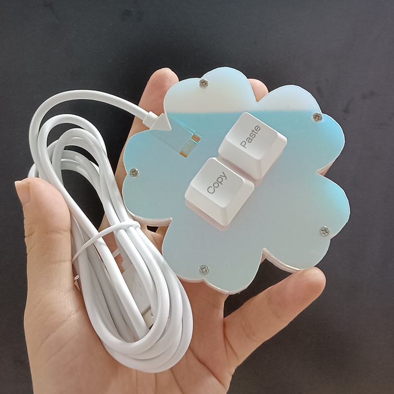 Shortcut Keyboard 2 Keys Mini Copy Paste Mechanical Keyboard Copy Paste ...