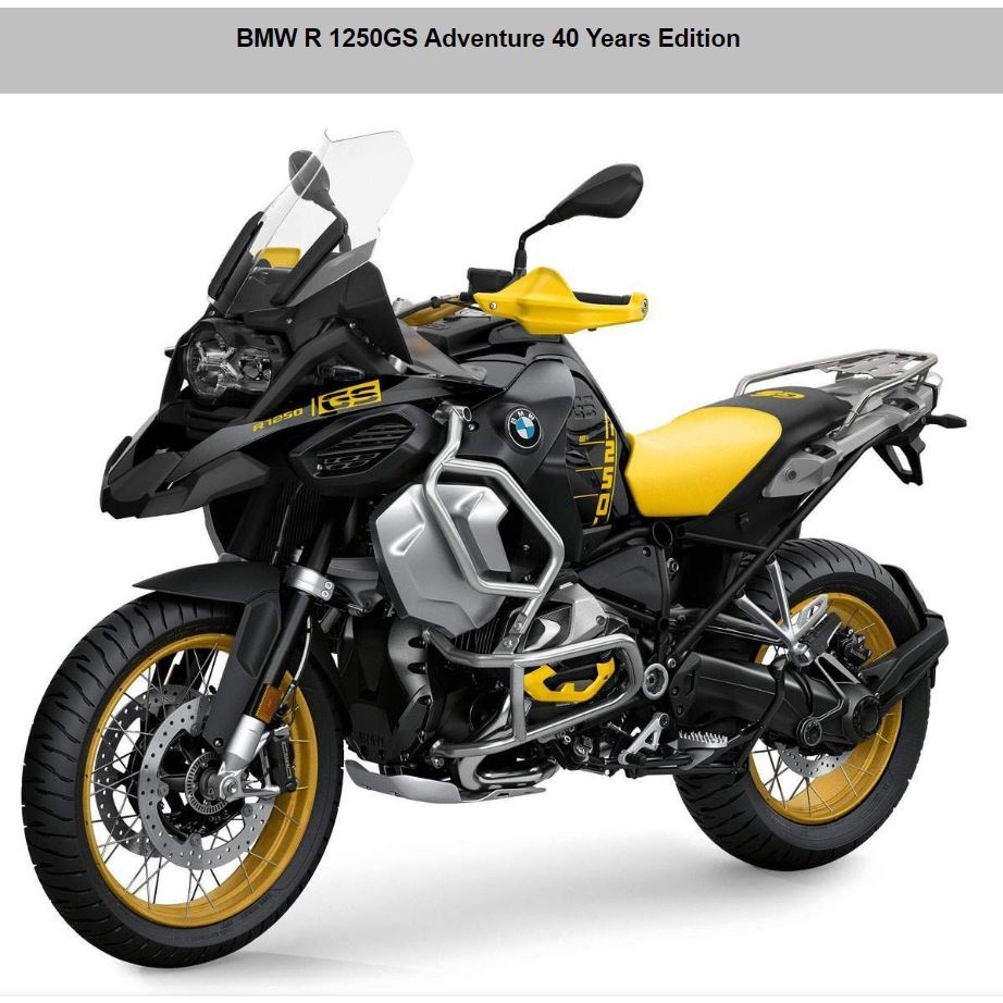 BMW R1250GS Adventure 40 year Edition Motorcycle Oil Filter ATHENA Made ...