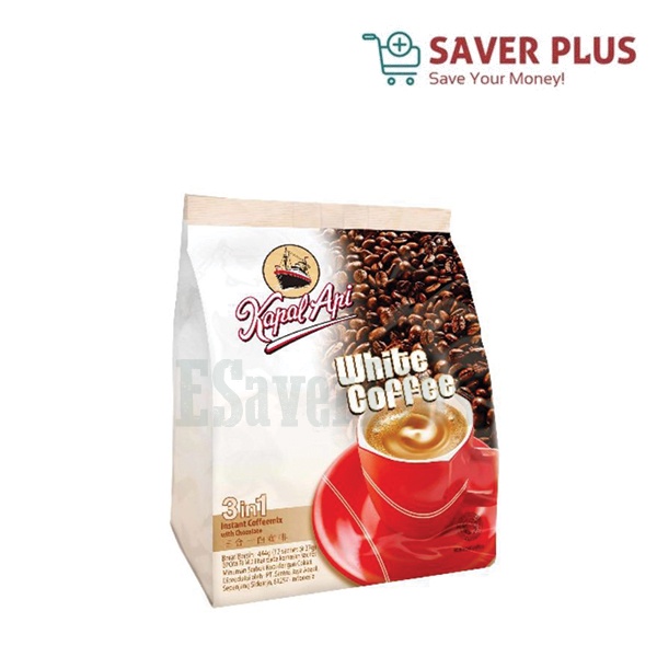 Kapal Api White Coffee 3 IN 1 (37gm x 15s) / Kopi Gula Melaka 3 IN 1 ...