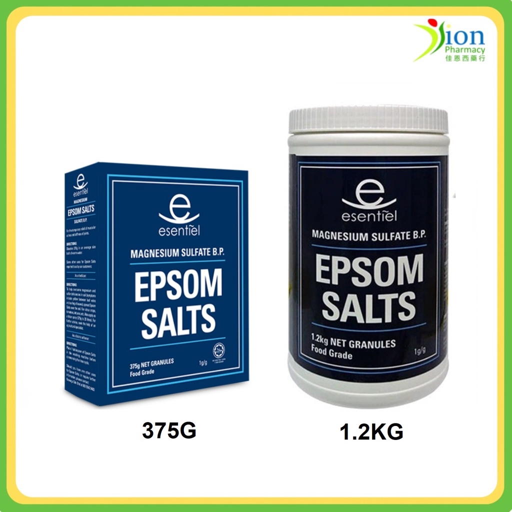 ESENTIEL EPSOM SALT (MAGNESIUM SULFATE HEPTAHYDRATE) | Shopee Malaysia