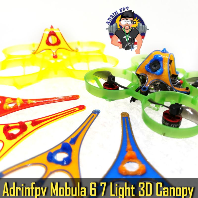 3D Printed Canopy for Mobula 6 7 NewBeeDrone Betafpv 65mm 75mm Whoop ...
