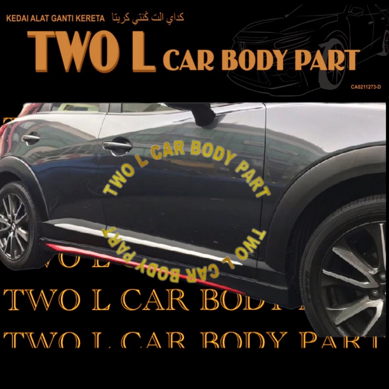 MAZDA CX3 oem skirt pu body kit | Shopee Malaysia