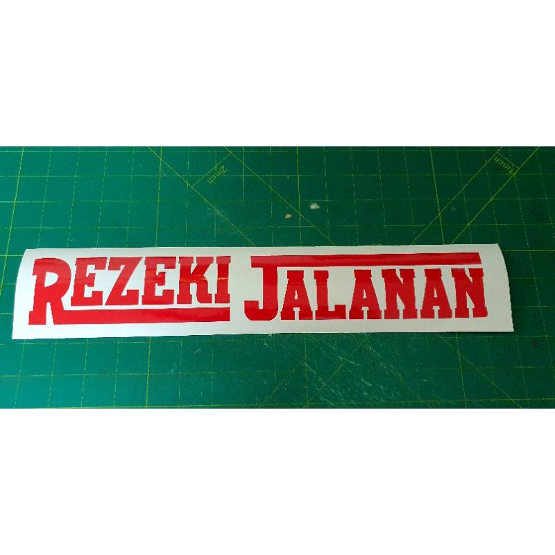 STICKER BARU REZEKI JALANAN,STICKER LORI,ABANG PERGI BERJUANG,PILOT ...