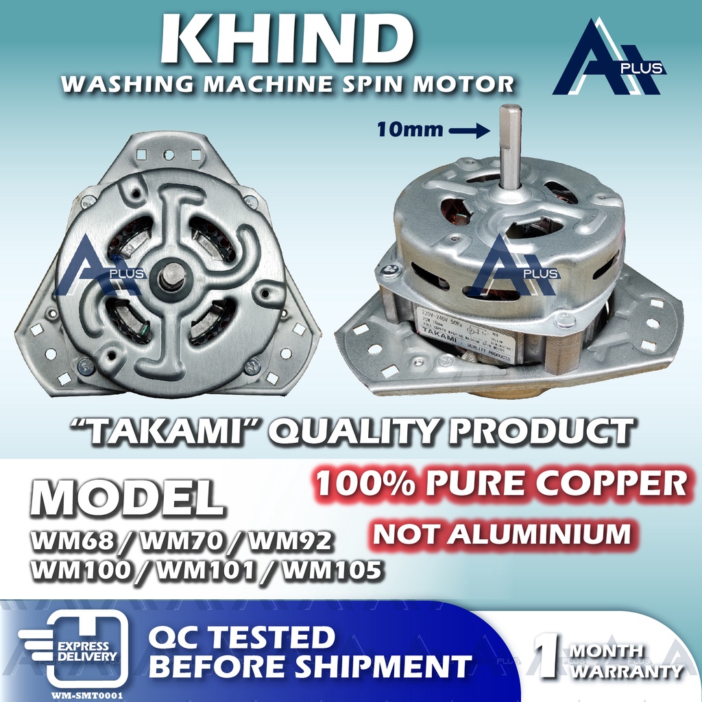 WM68 / WM70 / WM92 / WM100 / WM101 / WM105 KHIND Semi Auto Washing ...