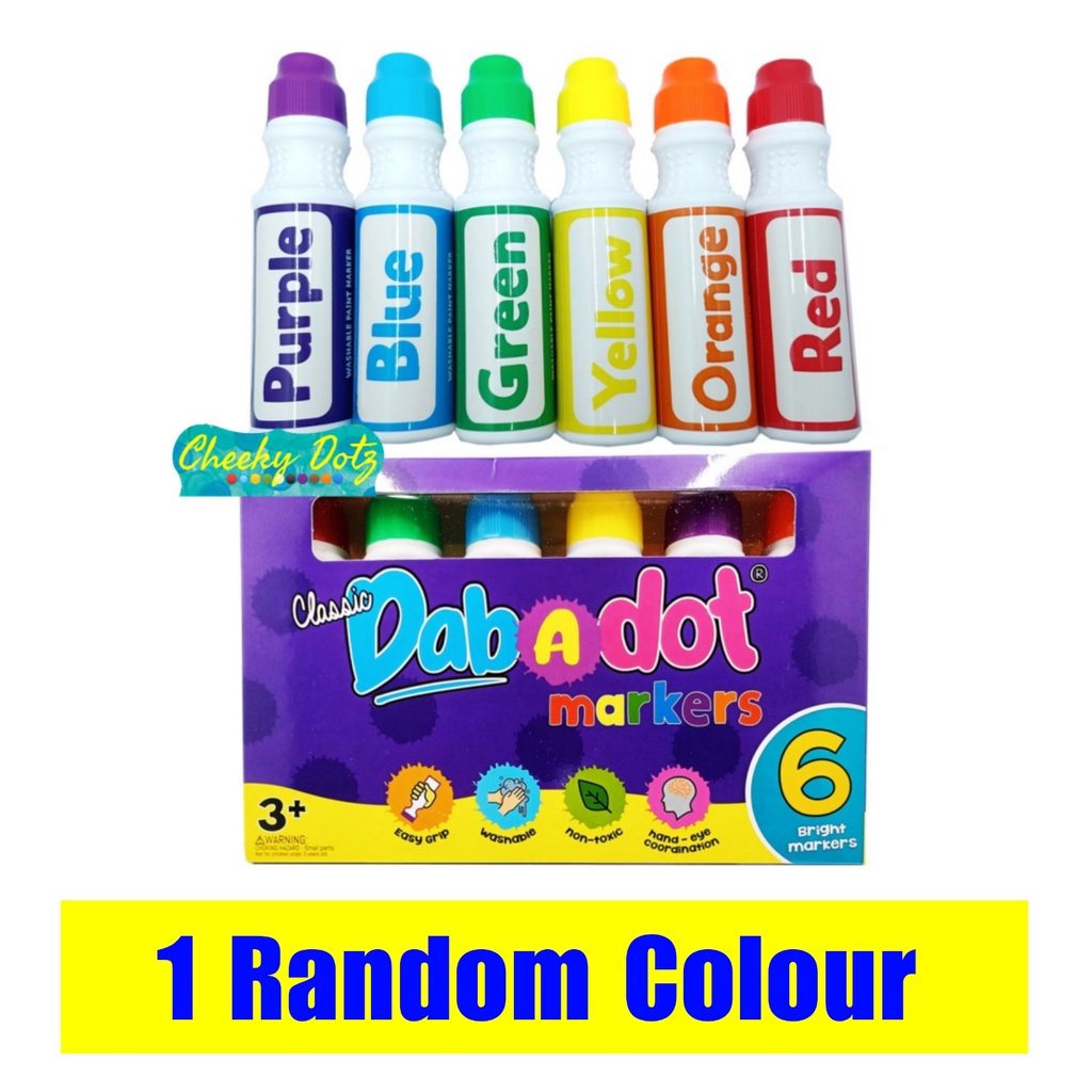 INDIVIDUAL Dot Art Markers DO-A-DOT-ART, SUPERDOTS & DAB-A-DOT Non ...