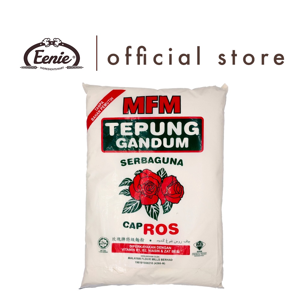 MFM TEPUNG GANDUM CAP BUNGA ROS ( 850G ) 红玫瑰花牌中筋面粉 | Shopee Malaysia
