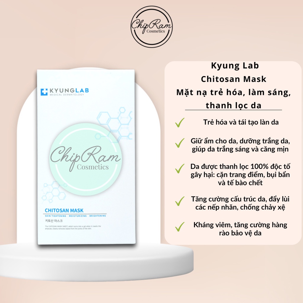 Chitosan MASK KYUNGLAB REJUVENATION WHITENING PURIFYING DETOXIFY SKIN ...