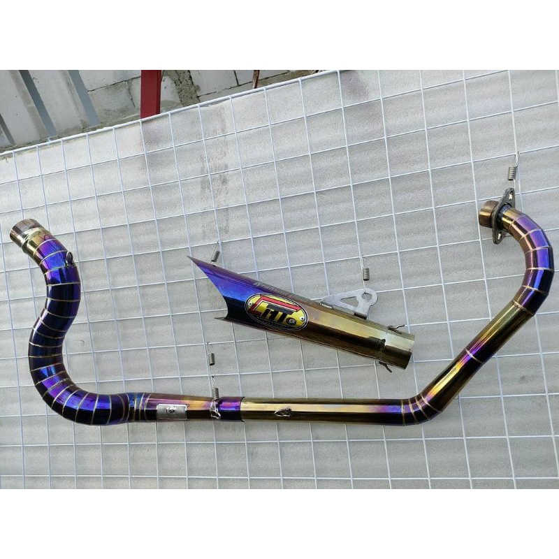 Cat racing exhaust Muffler Dragon exhaust step fu slincer Shark Funnel ...