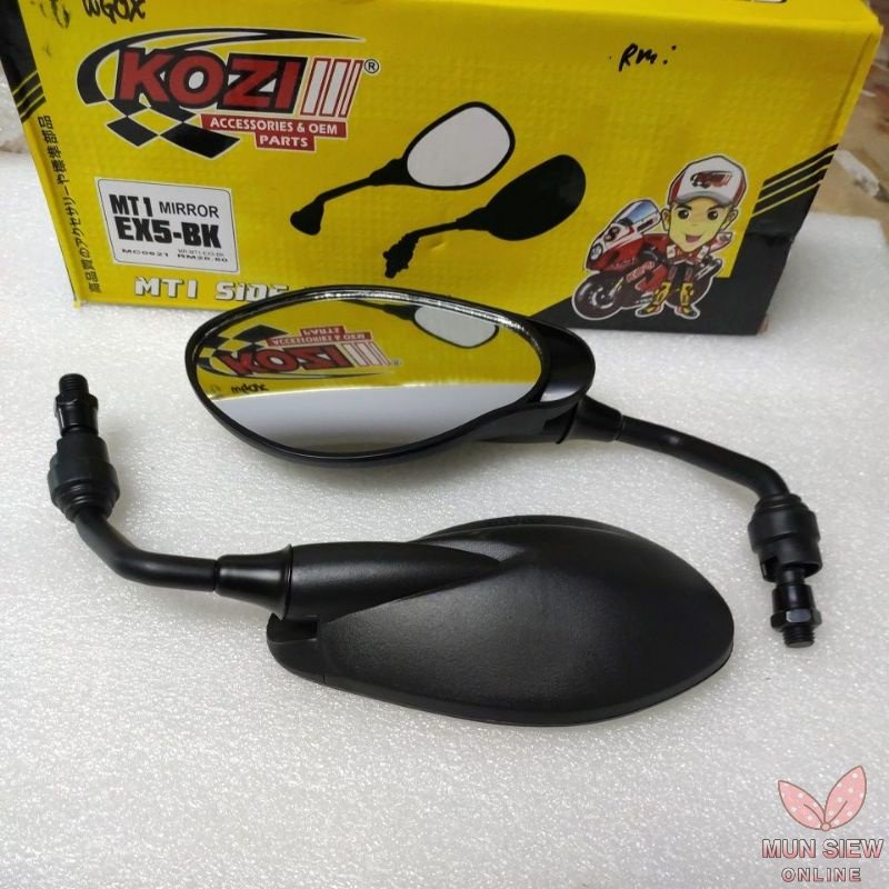 Side Mirror Cermin Motor (design Y125z) for Honda Demak Ex5 Ex90 Wave ...