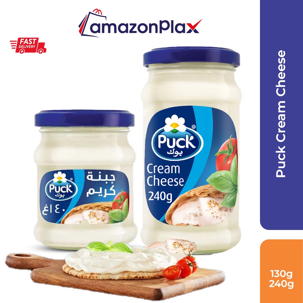 Puck Processed Cream Spreadable Cheese (130g/230g/500g/900g) | Shopee ...