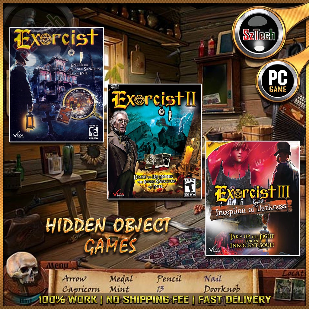 [3 IN 1] Exorcist 1, 2 & 3 [PC GAME] [ DIGITAL DOWNLOAD]🔥[ CLASSIC PC GAMES ]🔥[ NOSTALGIA GAMES ...