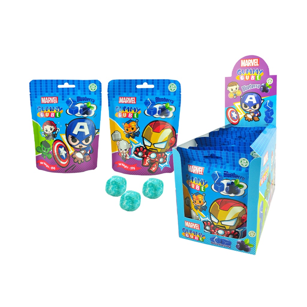 Marvel Gummy Cube Blueberry For Girls & Boys | Shopee Malaysia