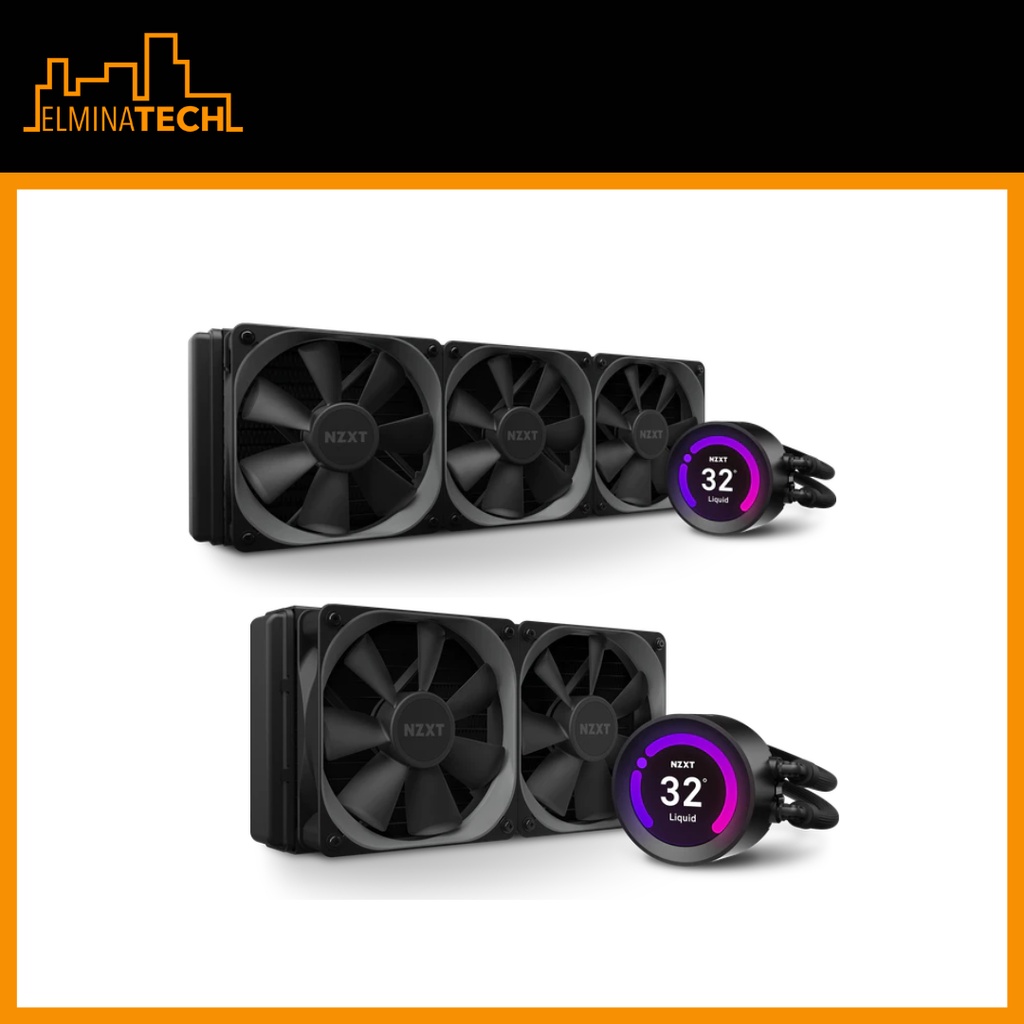 NZXT Kraken Z Series Z73 / Z53 AIO Liquid Cooler w/ LCD Display [ 360mm ...