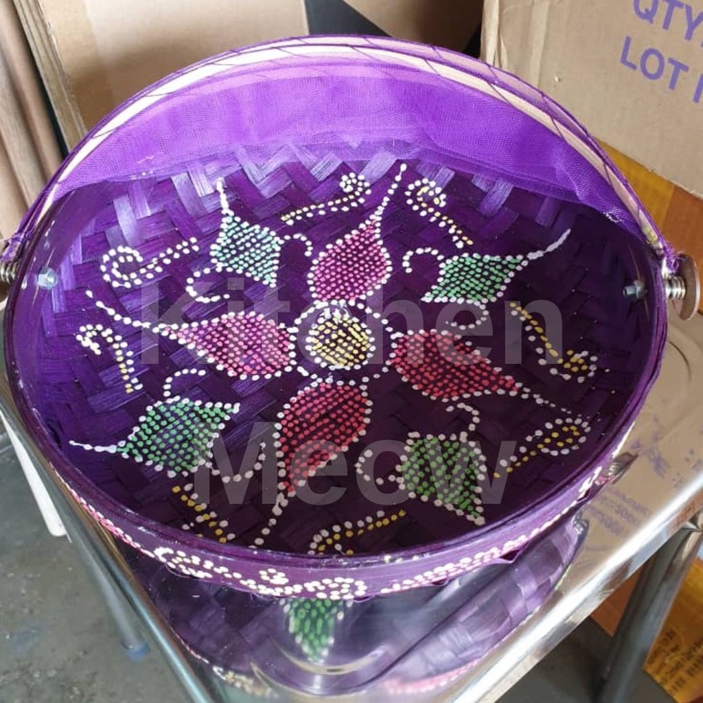 Nyiru Tudung Saji anyaman mengkuang gadang Nyiru tampi buluh bulat Dish ...