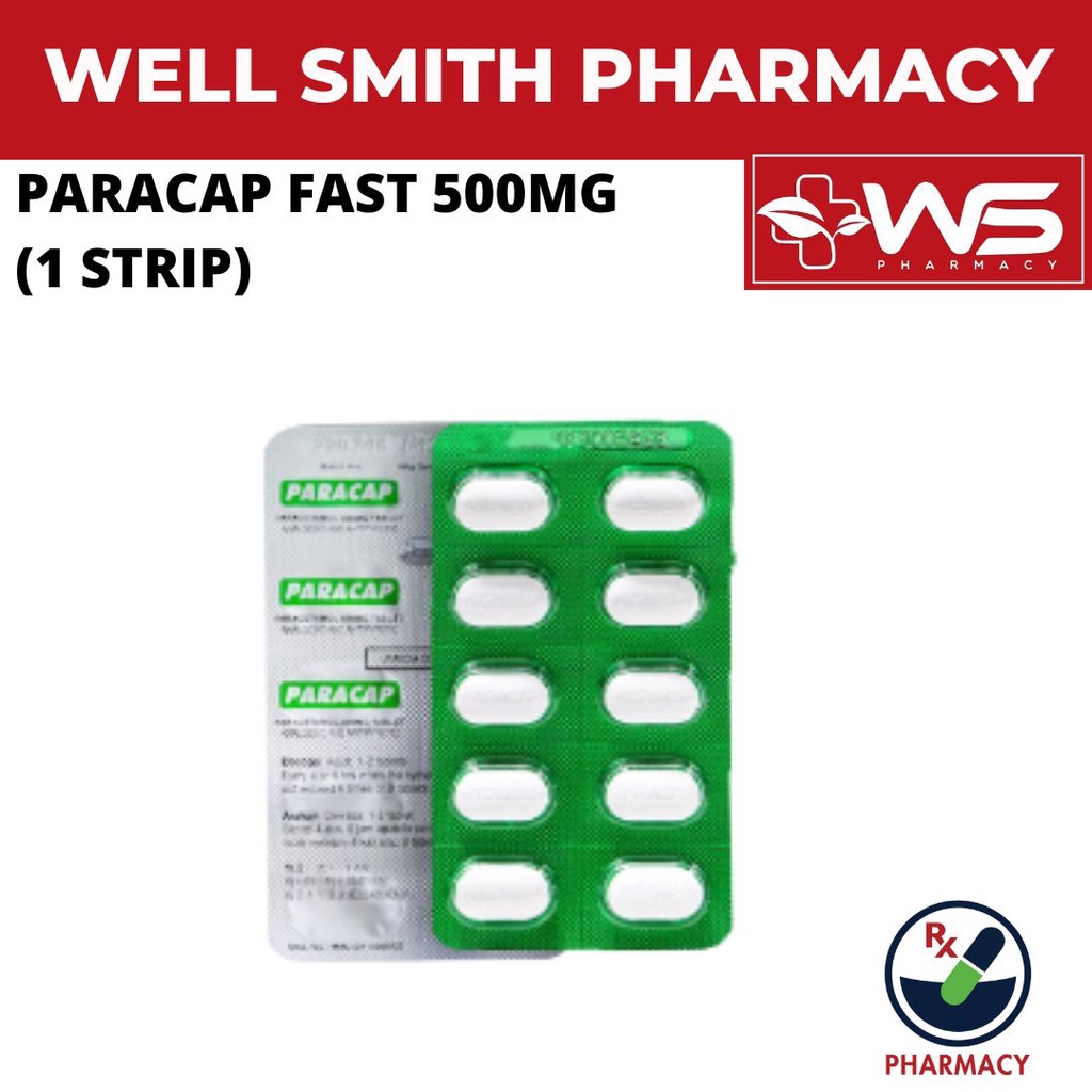 PARACAP FAST 500MG (1 STRIP) | Shopee Malaysia