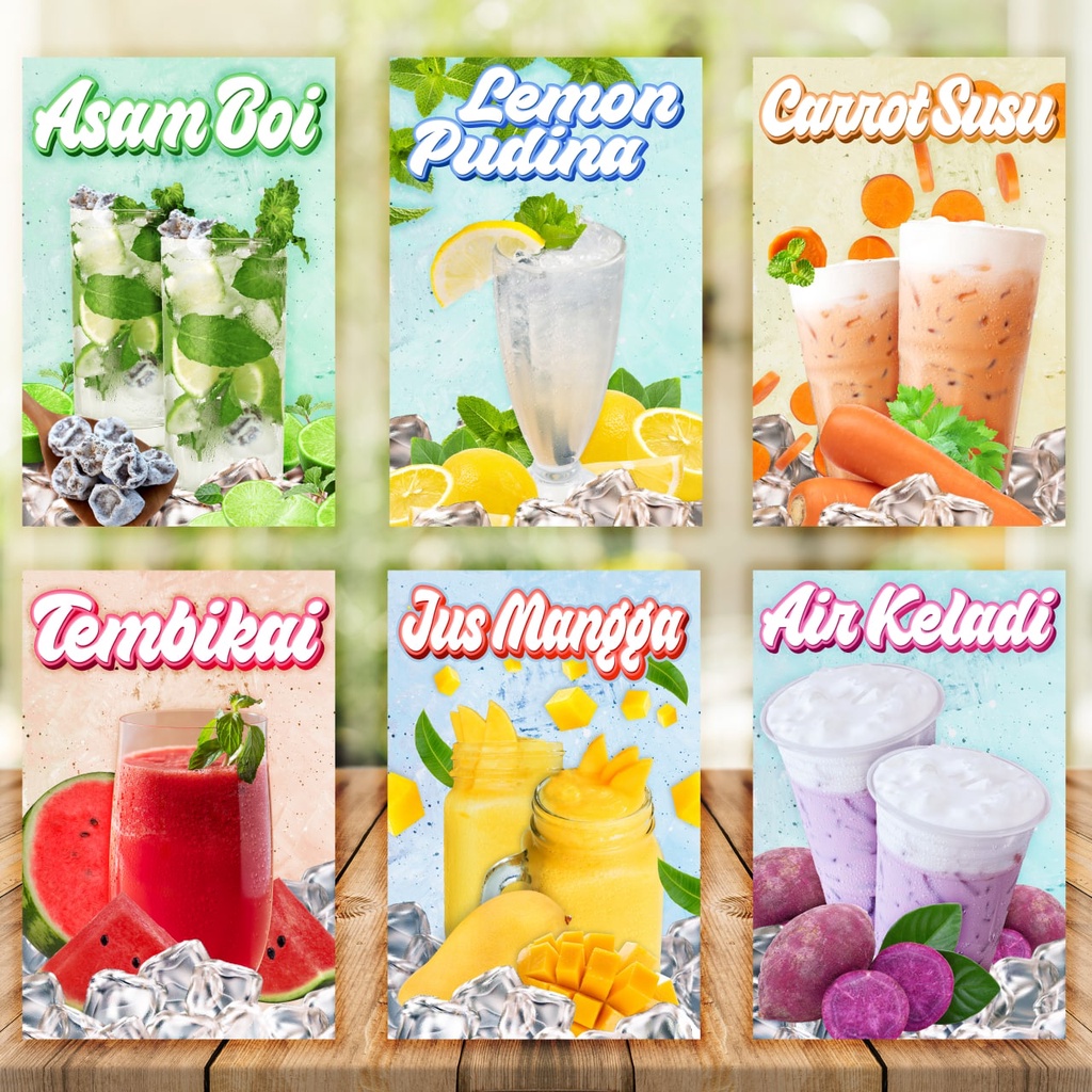 Sticker Air Balang Kalis Air Waterproof Saiz 12x18 Inch (Boleh Custom ...