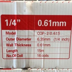 ORIGINAL ACSON COPPER PIPE 0.61MM 1/4 3/8 1/2 5/8 3//4 | Shopee Malaysia