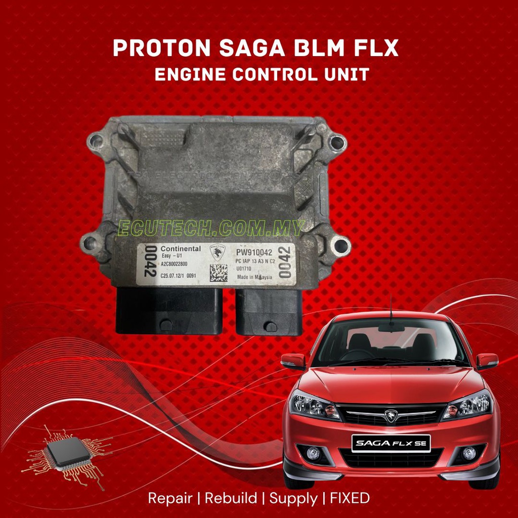 PROTON SAGA BLM FLX CVT2 ECU Engine Control Unit REPAIR | Shopee Malaysia