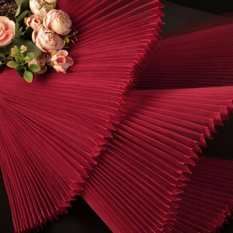 160*100CM Hard Mesh Pleated Fabric Stiff Modeling Designer Hand Texture ...