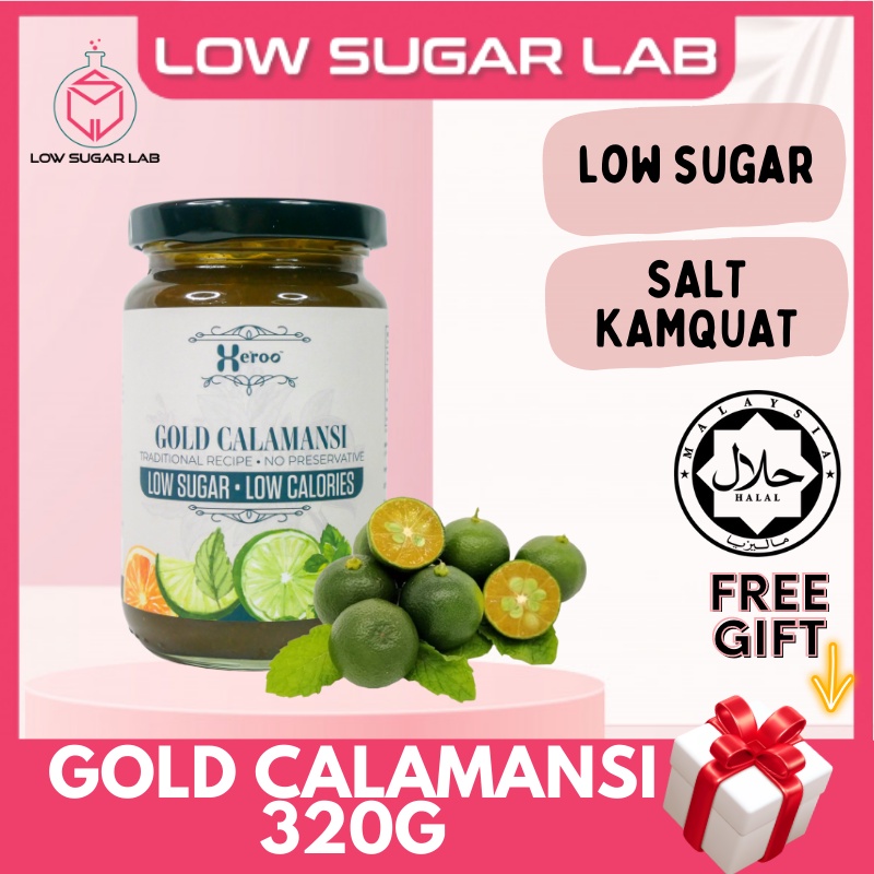 Heroo Gold Calamansi - Salted Kumquat 320g [Low Sugar/Low Calorie/HALAL ...