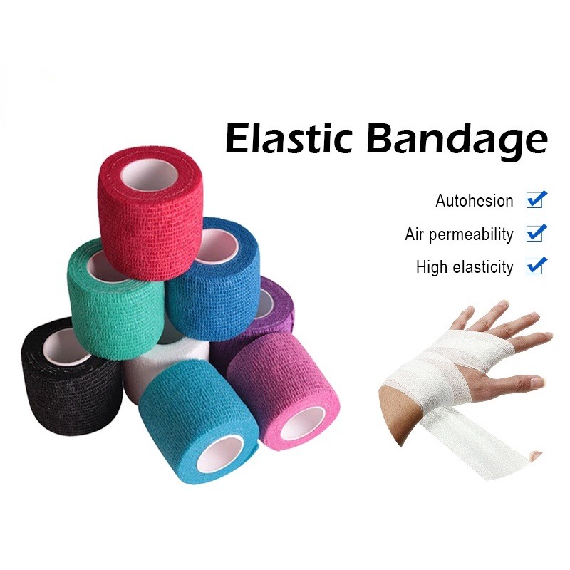 Self Adhesive Sport Tape - Bandages Wrap Athletic Elastic Non Woven ...