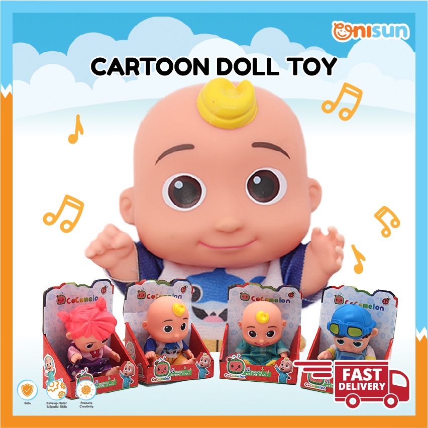 Kids Boy Girl Cute Cocomelon Cartoon Bedtime Doll with Music And Sound ...