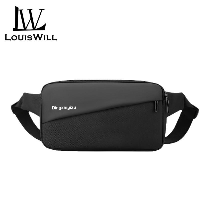 LouisWill Chest Bag Men Crossbody Bags Men's Fashionable Bag Simple ...
