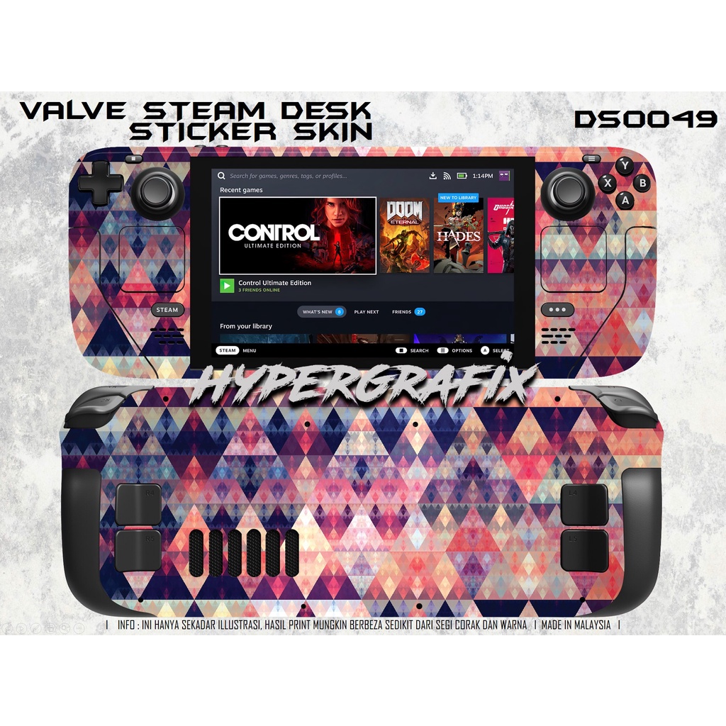 Steam Deck Sticker Skin 0049 | Shopee Malaysia