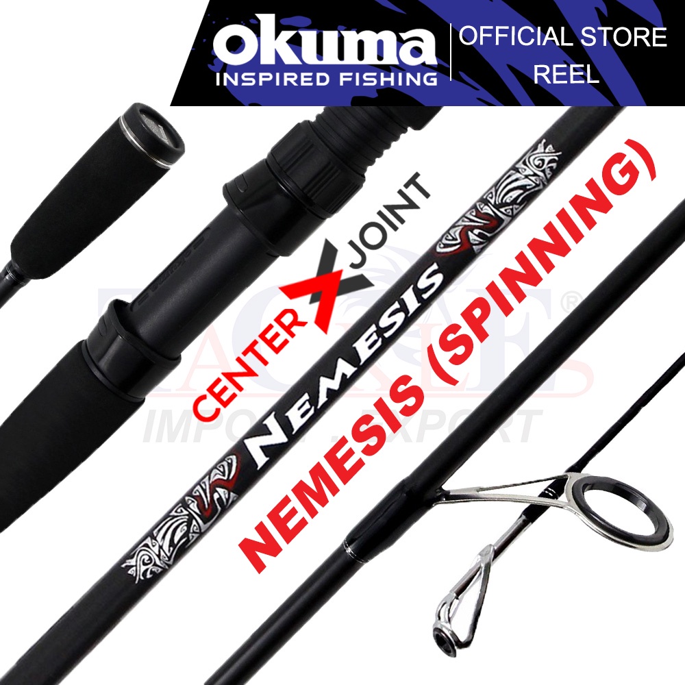 Okuma Nemesis Spinning Fishing Rod Pancing (5'6ft-7'0ft) Joran Pancing ...