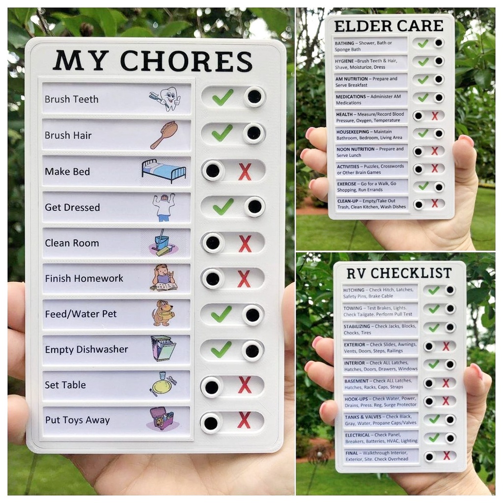 Wall Hanging Daily Task Planning Board Detachable Chores Checklist ...