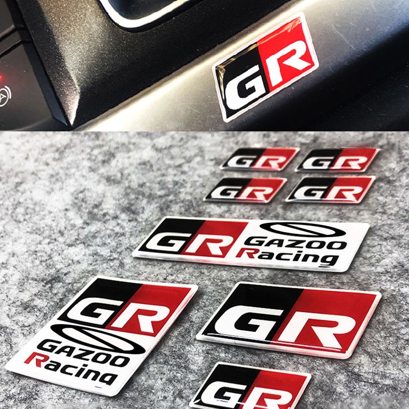 1PCS for Toyota GR Gazoo Racing Car Trunk Steering Wheel Scratch ...