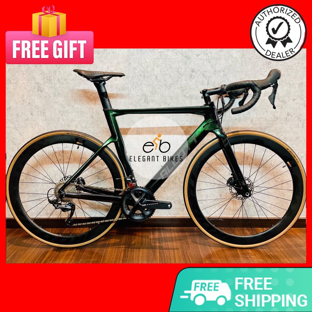 ALCOTT ROSSA BOLT [R8020] FULL ULTEGRA FULL CARBON WHEELSET ALCOTT ...