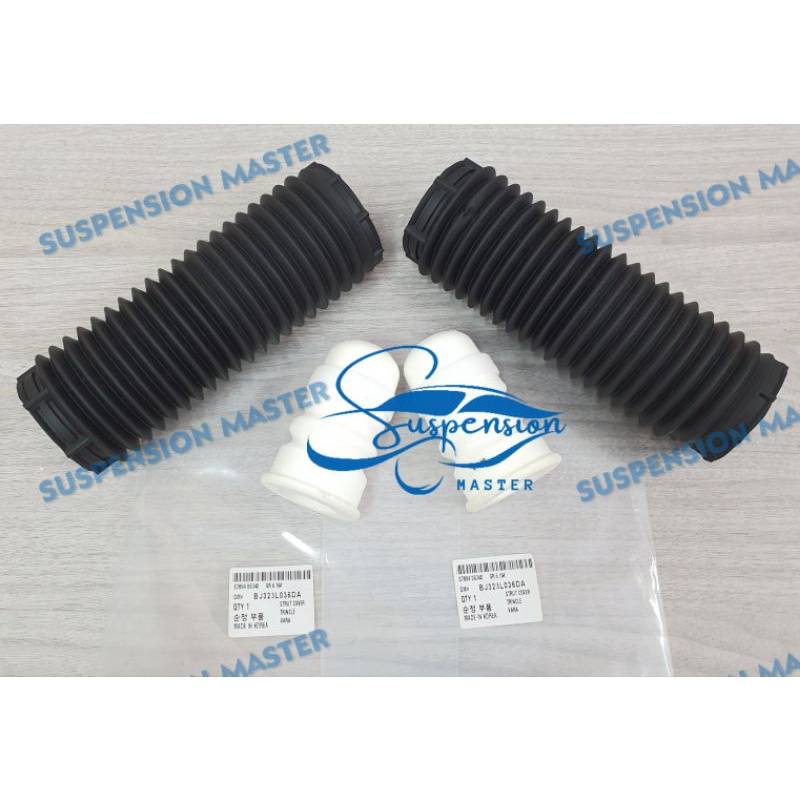 4 IN 1 SET -FRONT ABSORBER COVER WITH SHAFT BUSH- LAND ROVER EVOQUE ...