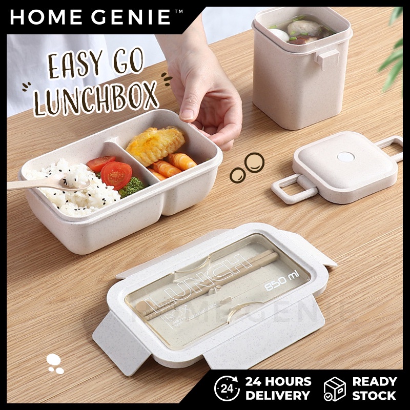 Microwave-heated Plastic lunch box Soup separated fresh-keeping ...
