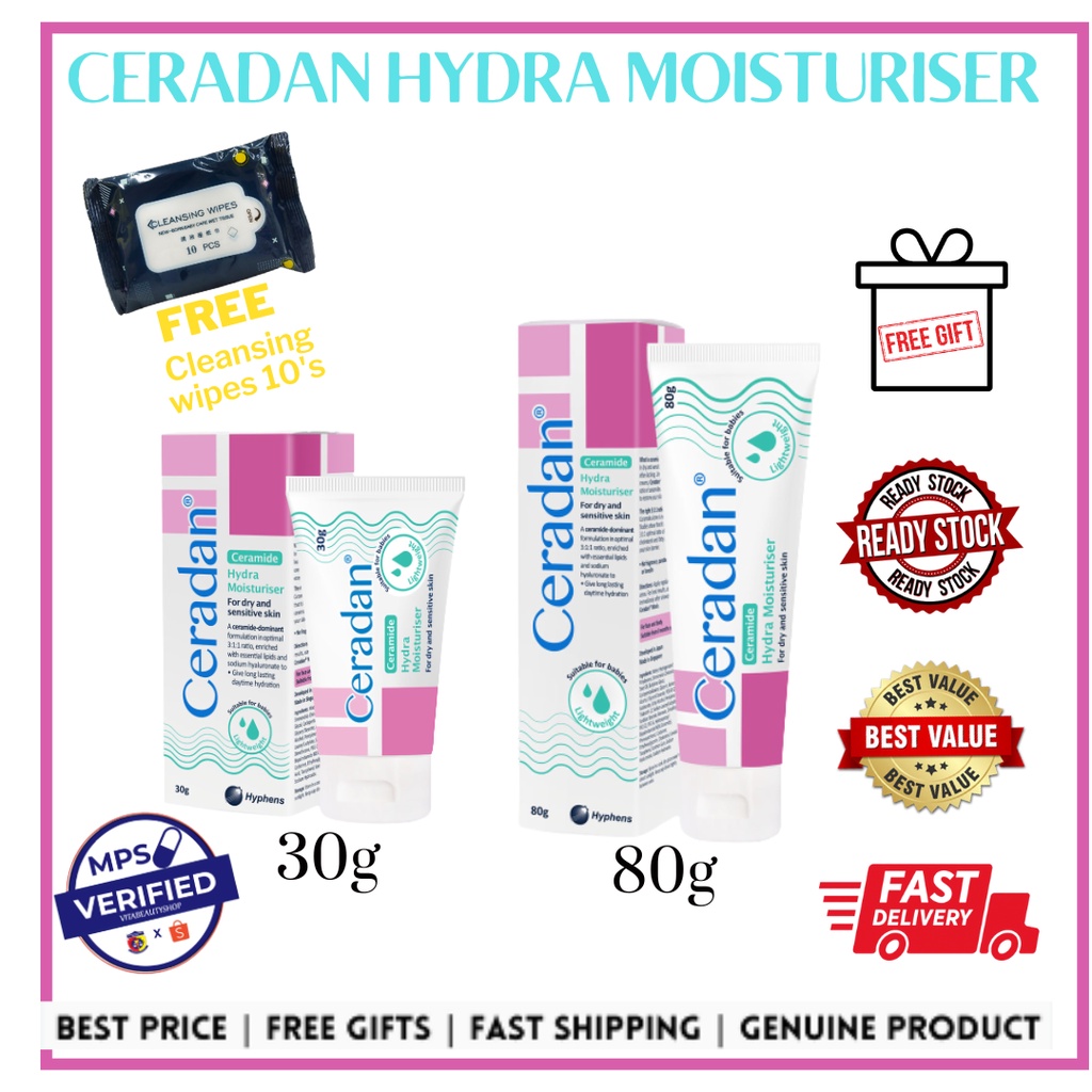 Ceradan Ceramide Hydra Moisturiser [30g / 80g] | Shopee Malaysia