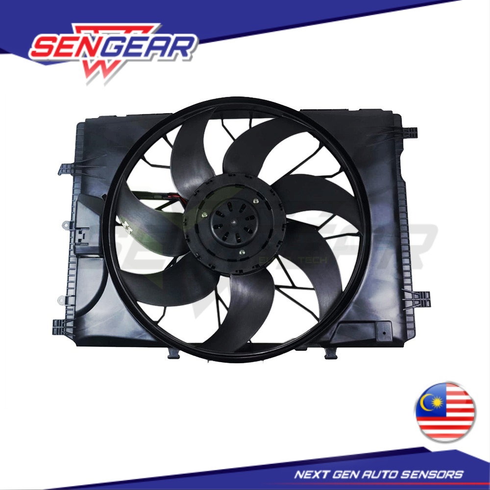 MERCEDES BENZ W204 C180 C200 CGI 1.6 1.8 RADIATOR COOLING FAN BLADE FAN ...