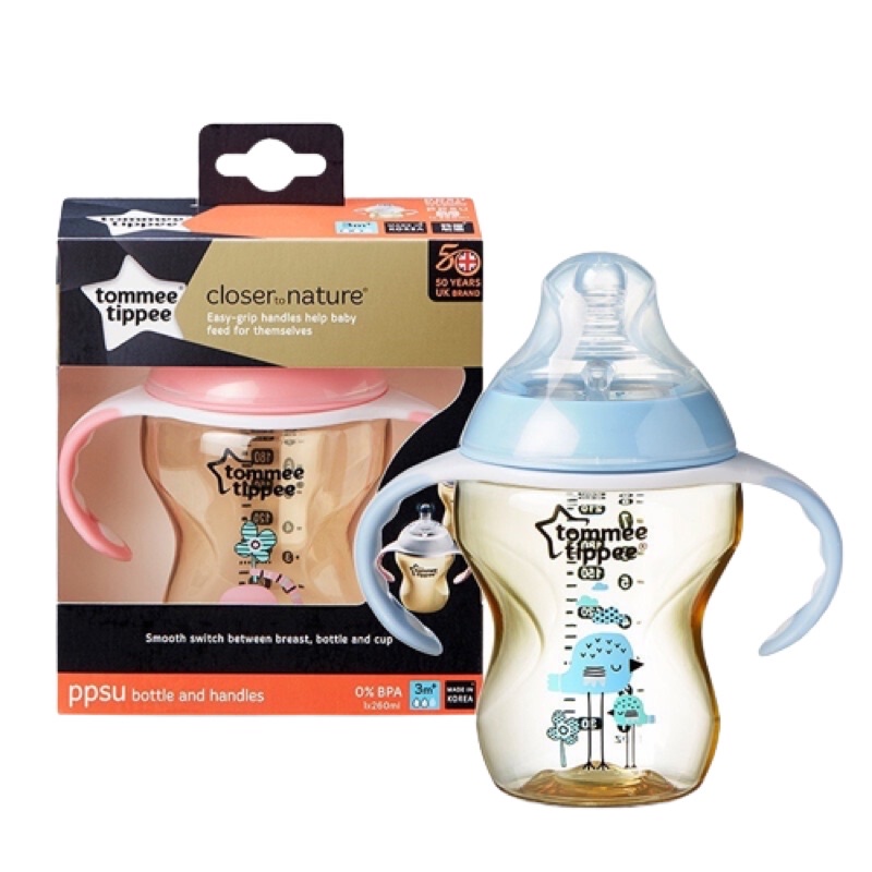 Tommee Tippee Closer to Nature PPSU Feeding Baby Bottle 5oz 9oz Botol Susu Baby Botol Susu ...