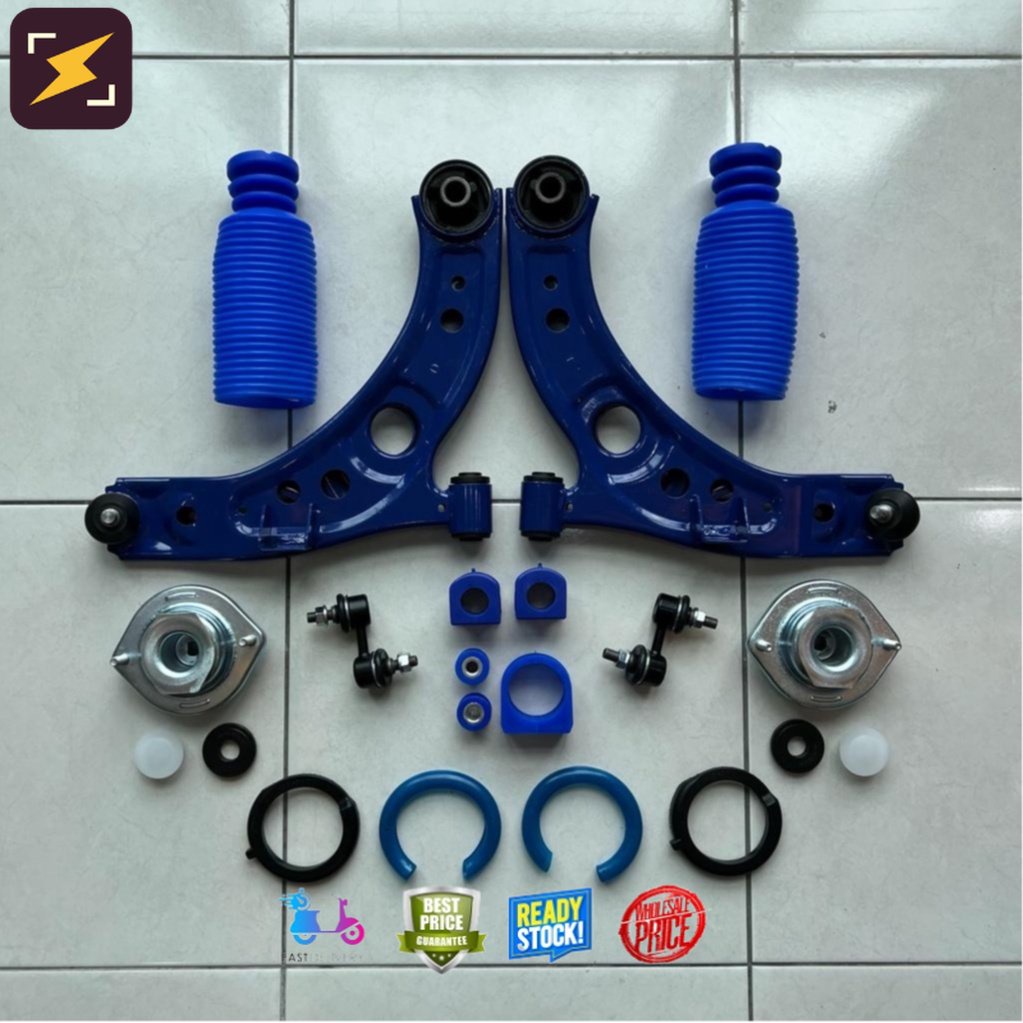 21 ITEM COMPLETE SET LOWER ARM/STABILIZER LINK/STEERING RACK BUSH ...