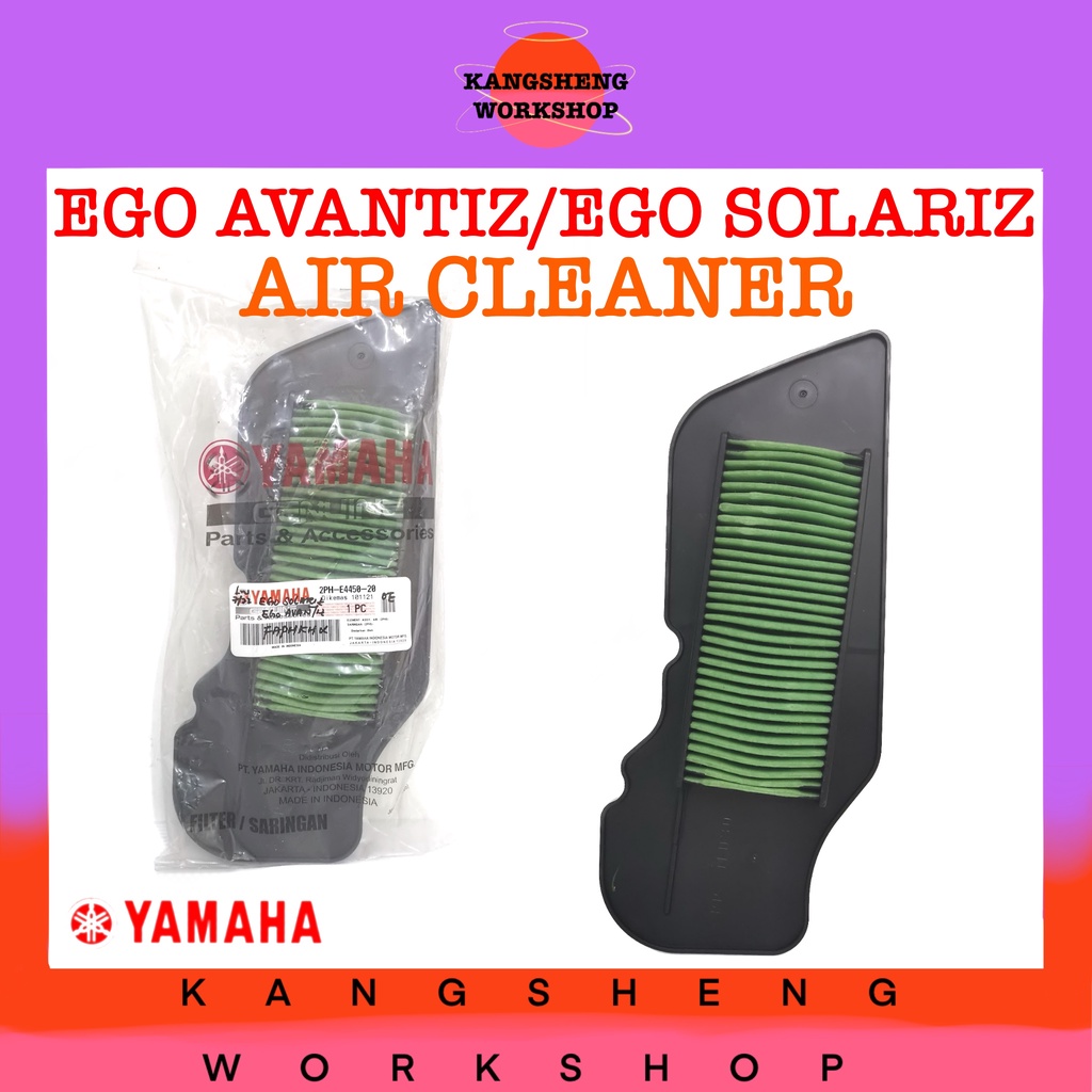 YAMAHA EGO AVANTIZ/EGO SOLARIZ AIR CLEANER (ORIGINAL/NORMAL) | Shopee ...