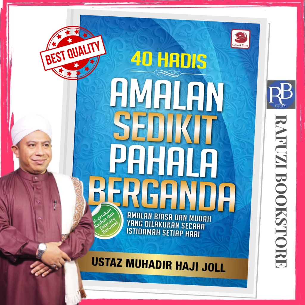 40 Hadis Amalan Sedikit Pahala Berganda Ustaz Muhadir | Shopee Malaysia
