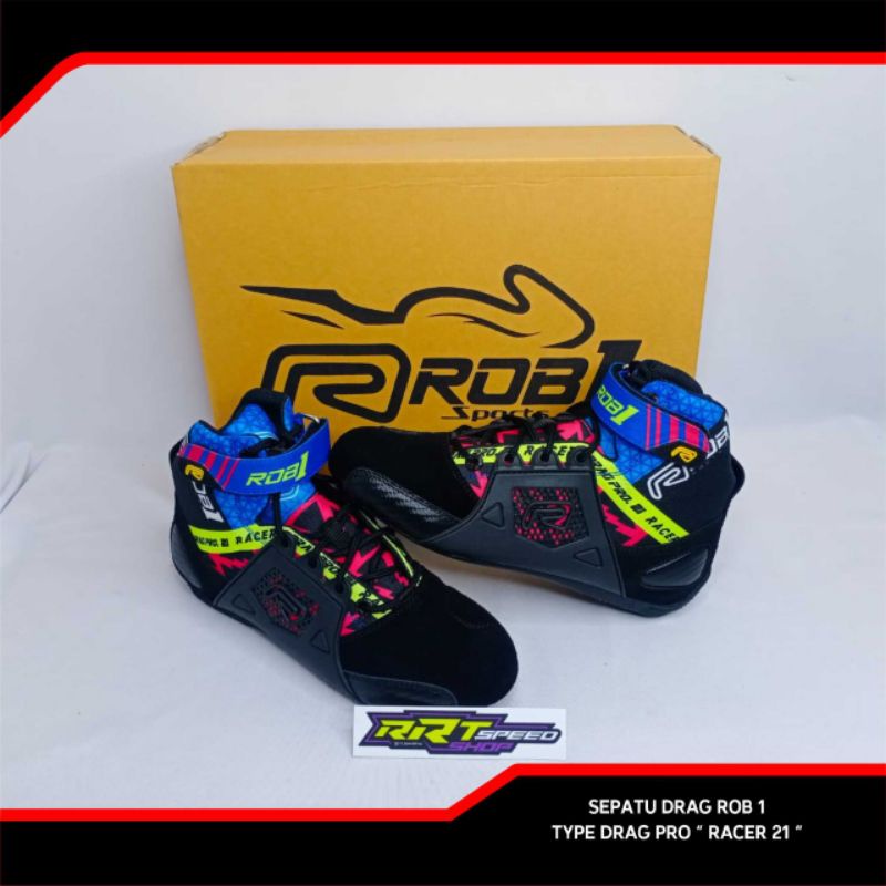 Drag BIKE Shoes ROB1 DRAG BIKE RACER 21 100% ORIGINAL | Shopee Malaysia