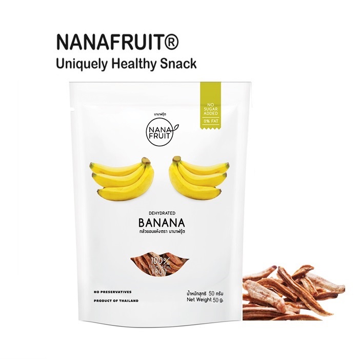 Halal Healthy Snacks Nana Fruit, Dehydrated Thai Fruit Snacks Pack 50G ...