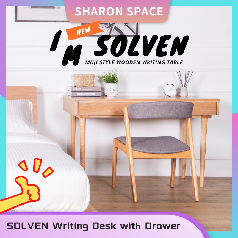 [SALES] SOLVEN Muji Concept Study Table/Writing Desk/Computer Table ...