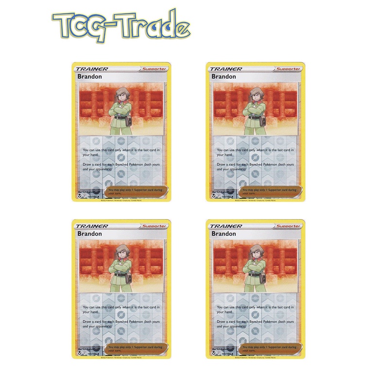 [Pokemon Player's Section] Play Set - SIT 151 Brandon Reverse Holo ...