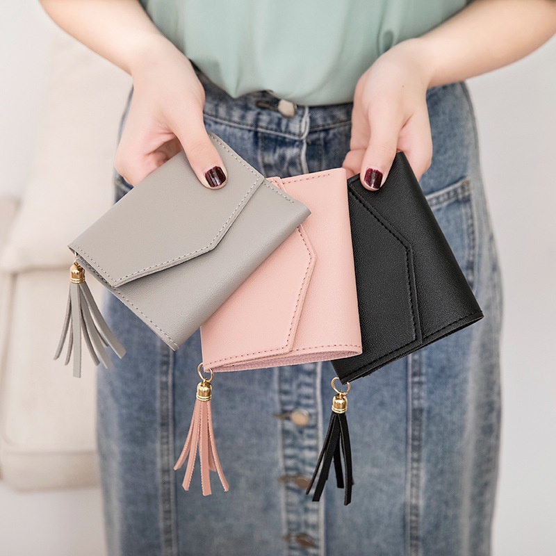 【Limited Time Offer】2022 New Style Ladies Wallet Trendy Tassel Simple ...
