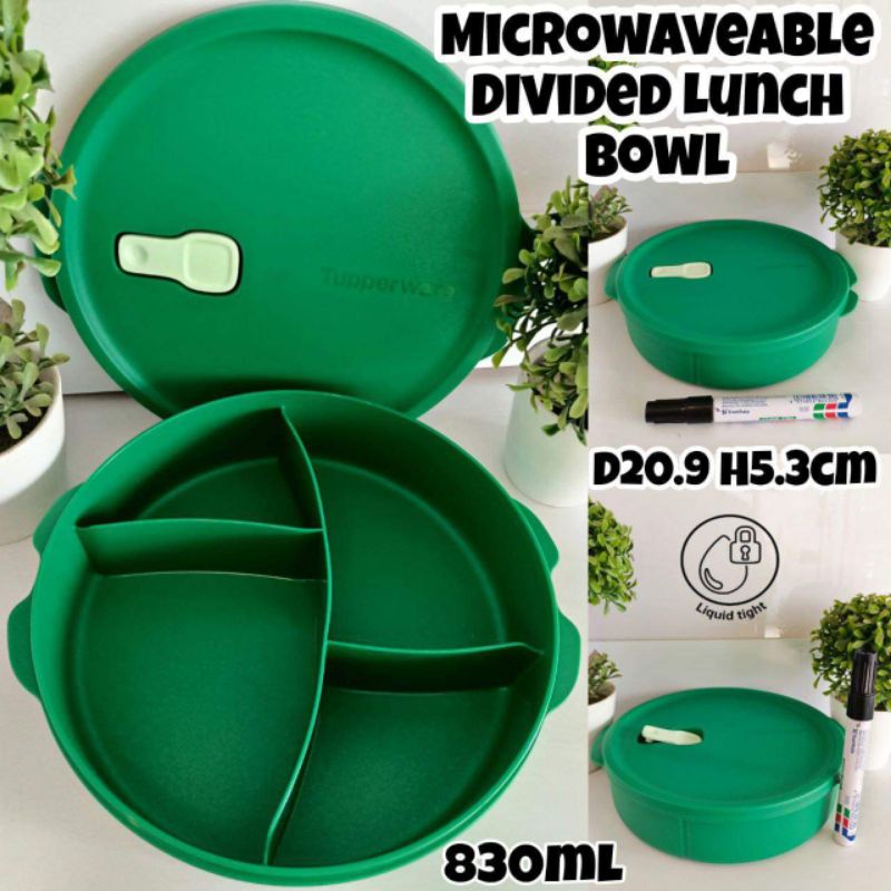 15 Designs: Tupperware crystalwave lunch box/ Divided Lunch Box 830ml ...