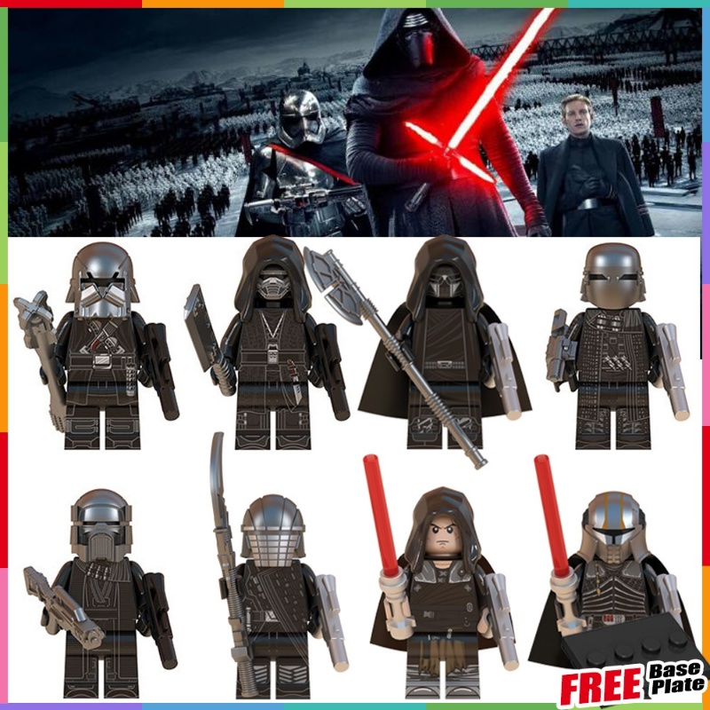 Kylo Ren Minifigures Star Wars The Rise Of Skywalker Starkiller Knights Of Ren Mini Figures